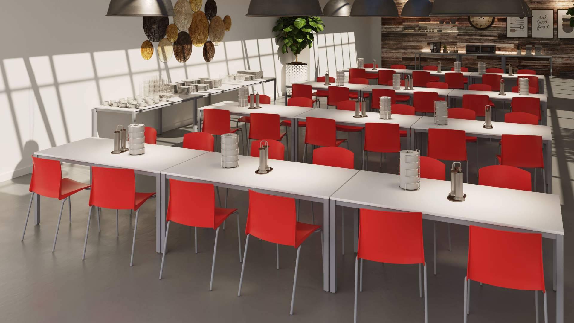 Mobiliarios para comedores de empresas y escolares con OfficeDeco - La ...